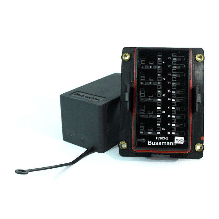 Eaton Bussmann Fuse & Relay Box (IP66 Rated) - Compact Dual Bussed ...